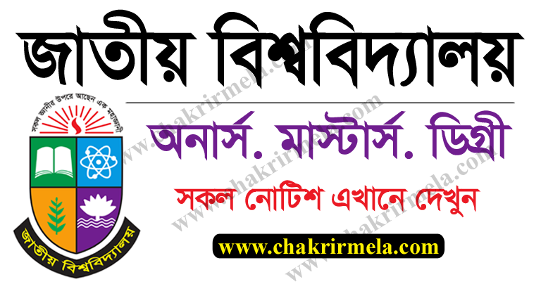 National University Notice Board 2024 - Chakrir Mela
